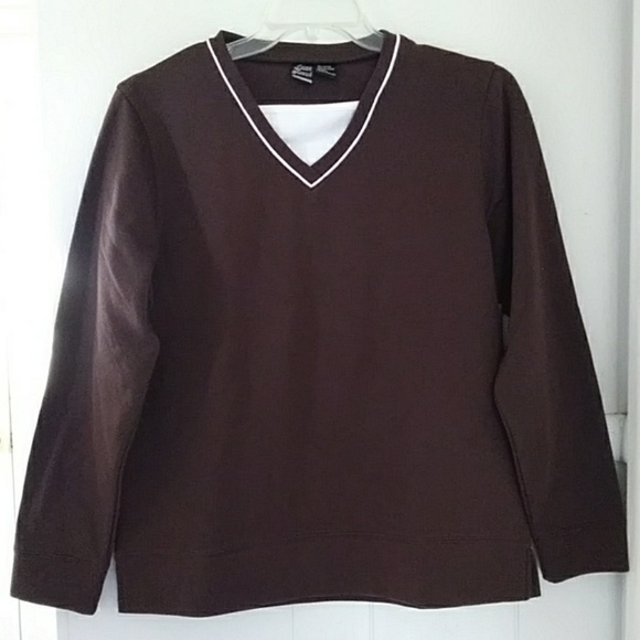 lauren hancock | Sweaters | Nwt Lauren Hancock Brown Ls Fleece Sweater ...
